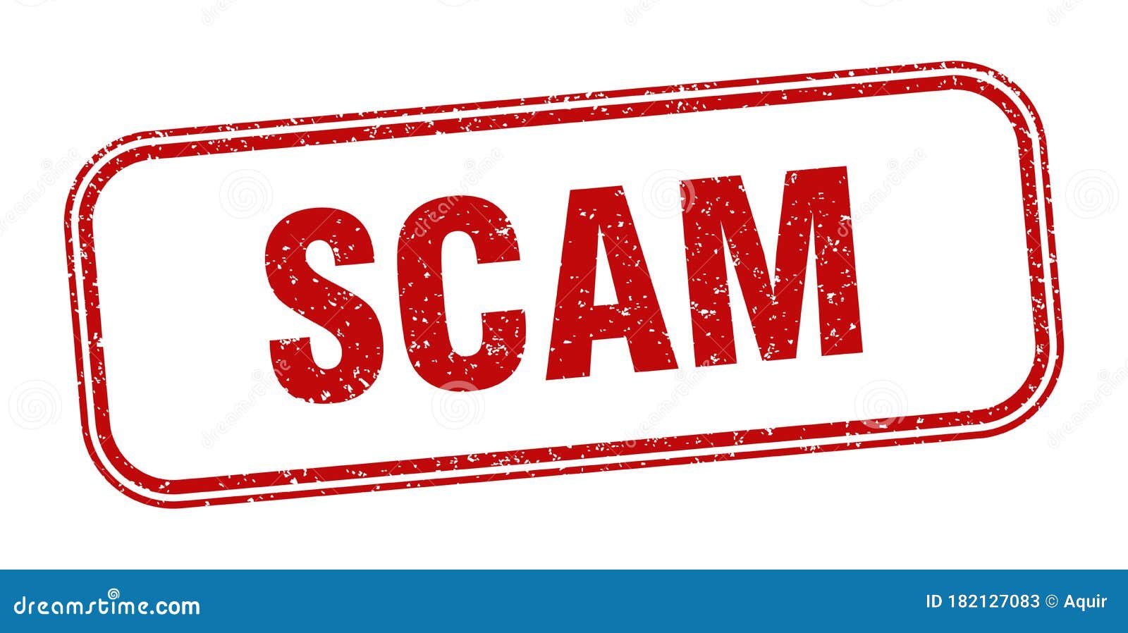Scam Stamp. Scam Square Grunge Sign Stock Vector - Illustration of seal ...