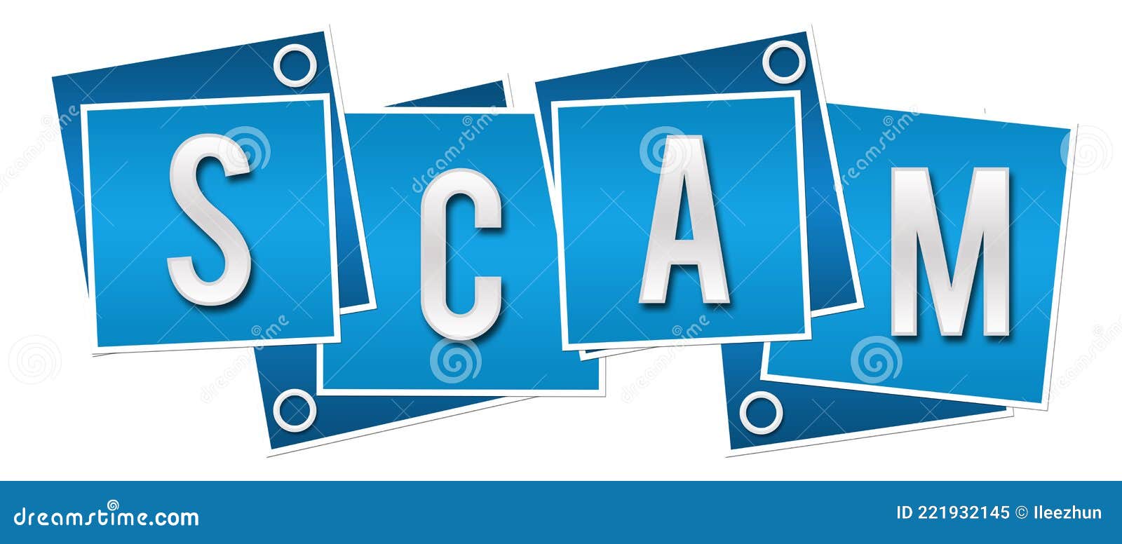 Scam Blue Random Borders Stock Photo | CartoonDealer.com #95669124