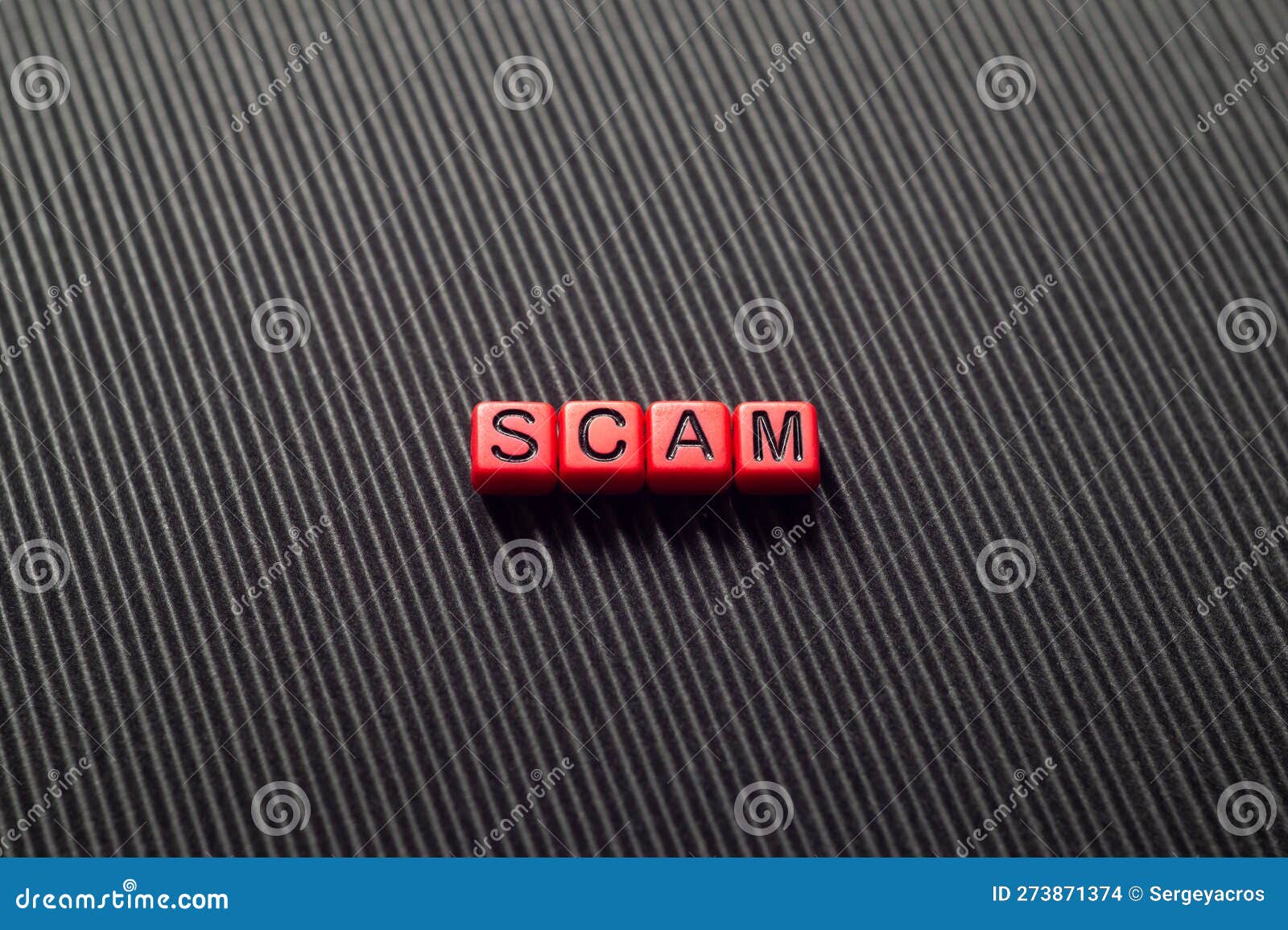 Scam - Word Concept on Cubes Stock Photo - Image of alphabet ...