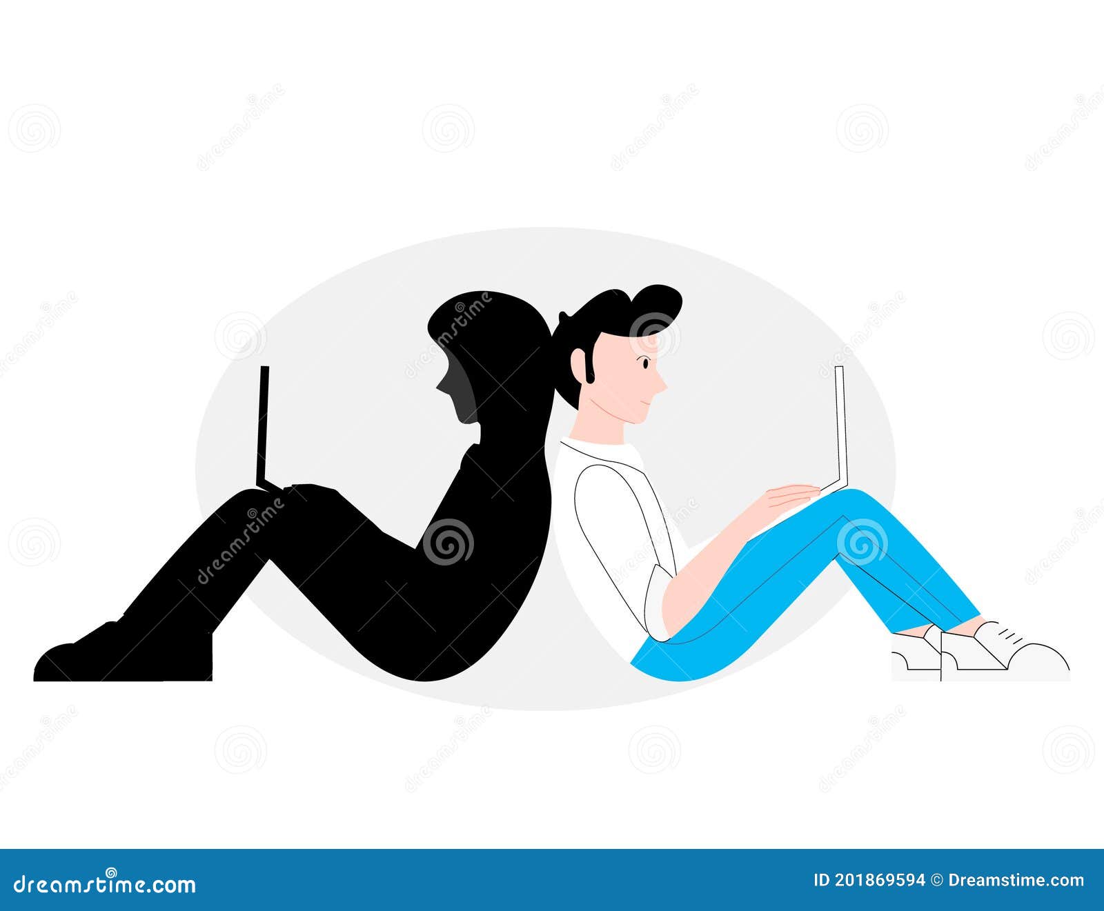 Scammer Cheating Men Vector Illustration Stock Vector - Illustration of ...