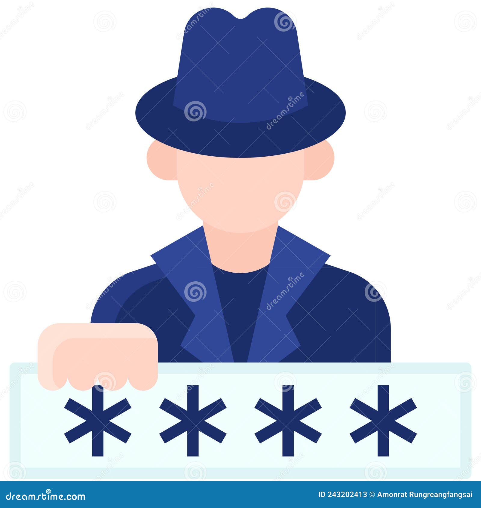 Scammer Icon, DeFi Related Vector Illustration Stock Vector ...