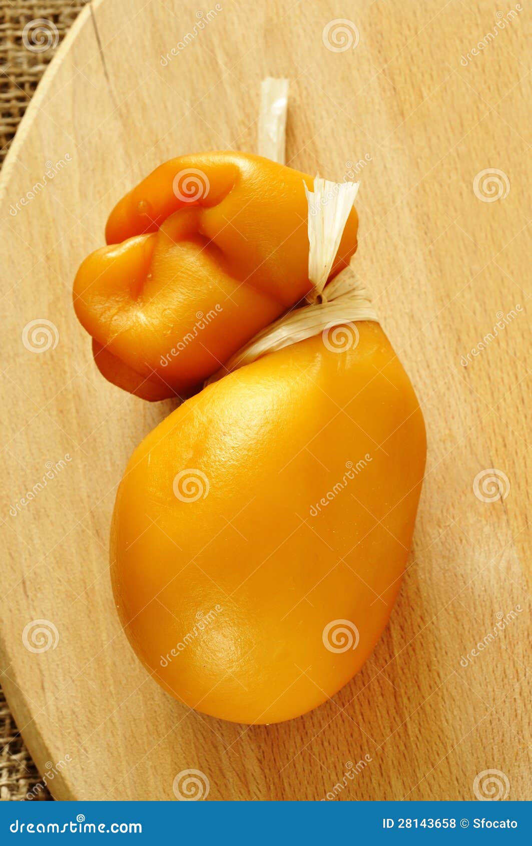 Scamorza, Typical Italian Soft Cheese Stock Photo - Image of closeup ...