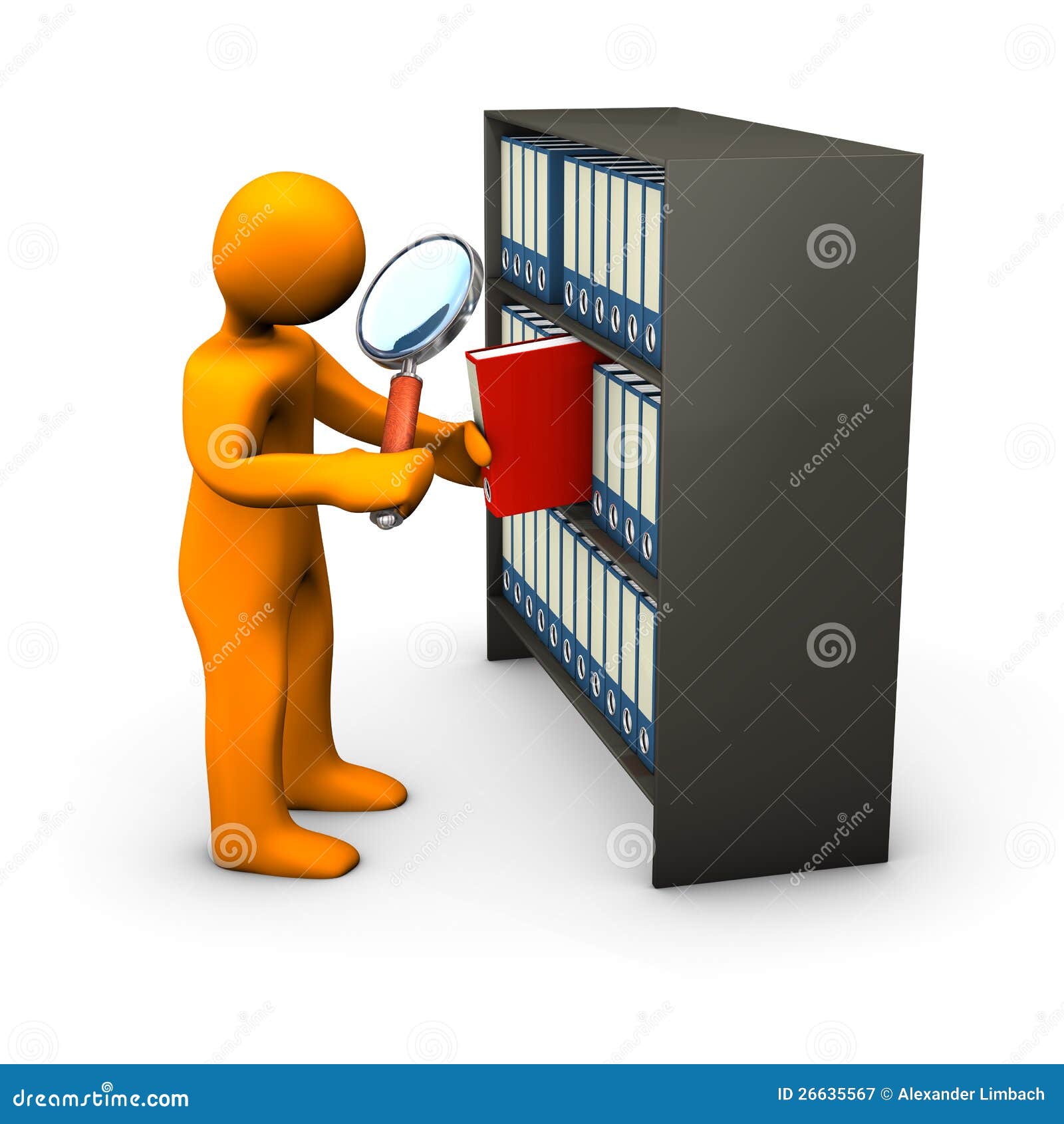 Scan stock illustration. Illustration of person, paperwork - 26635567