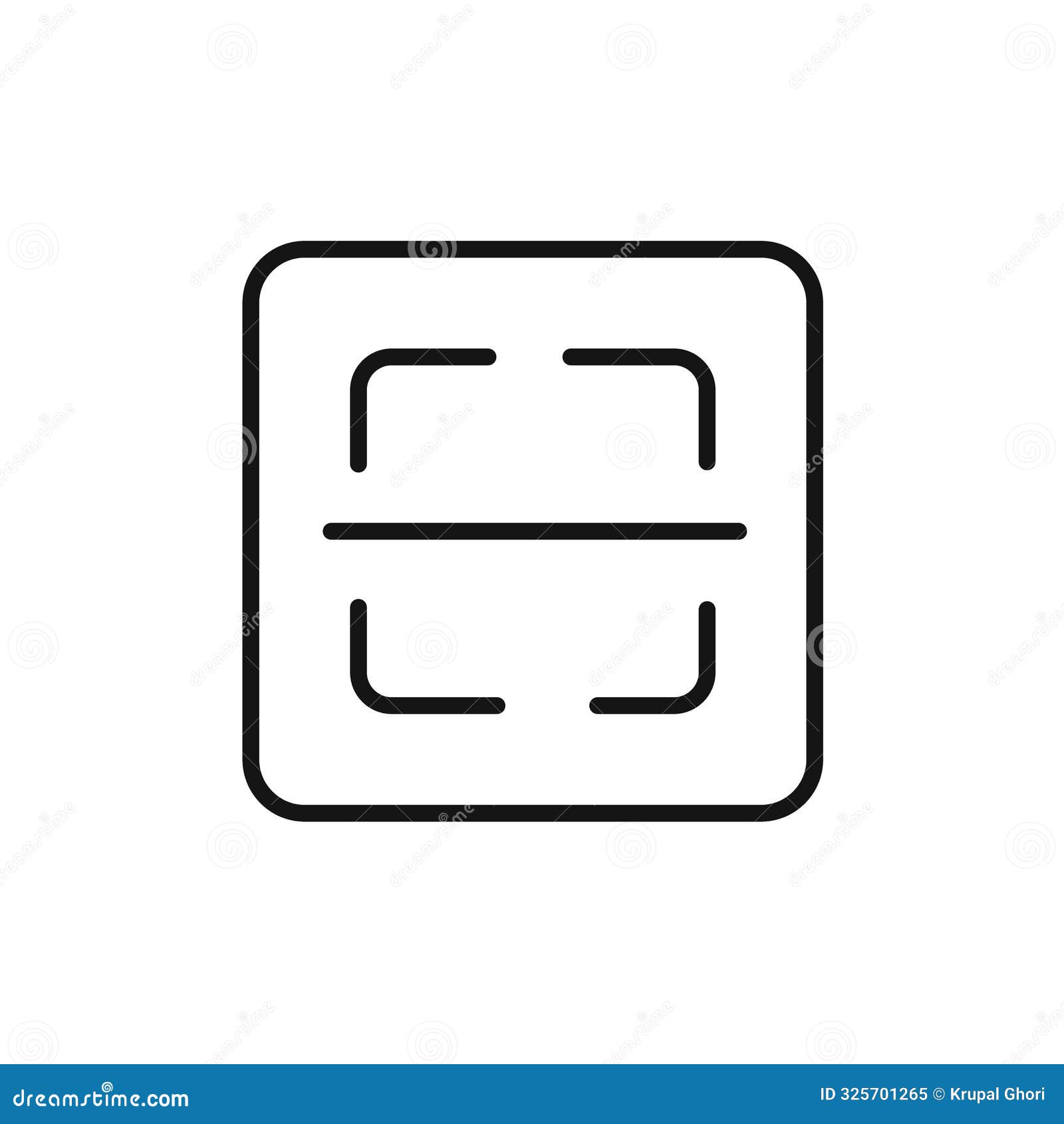 Scan Button Icon Vector Set Collection for Web Stock Vector ...