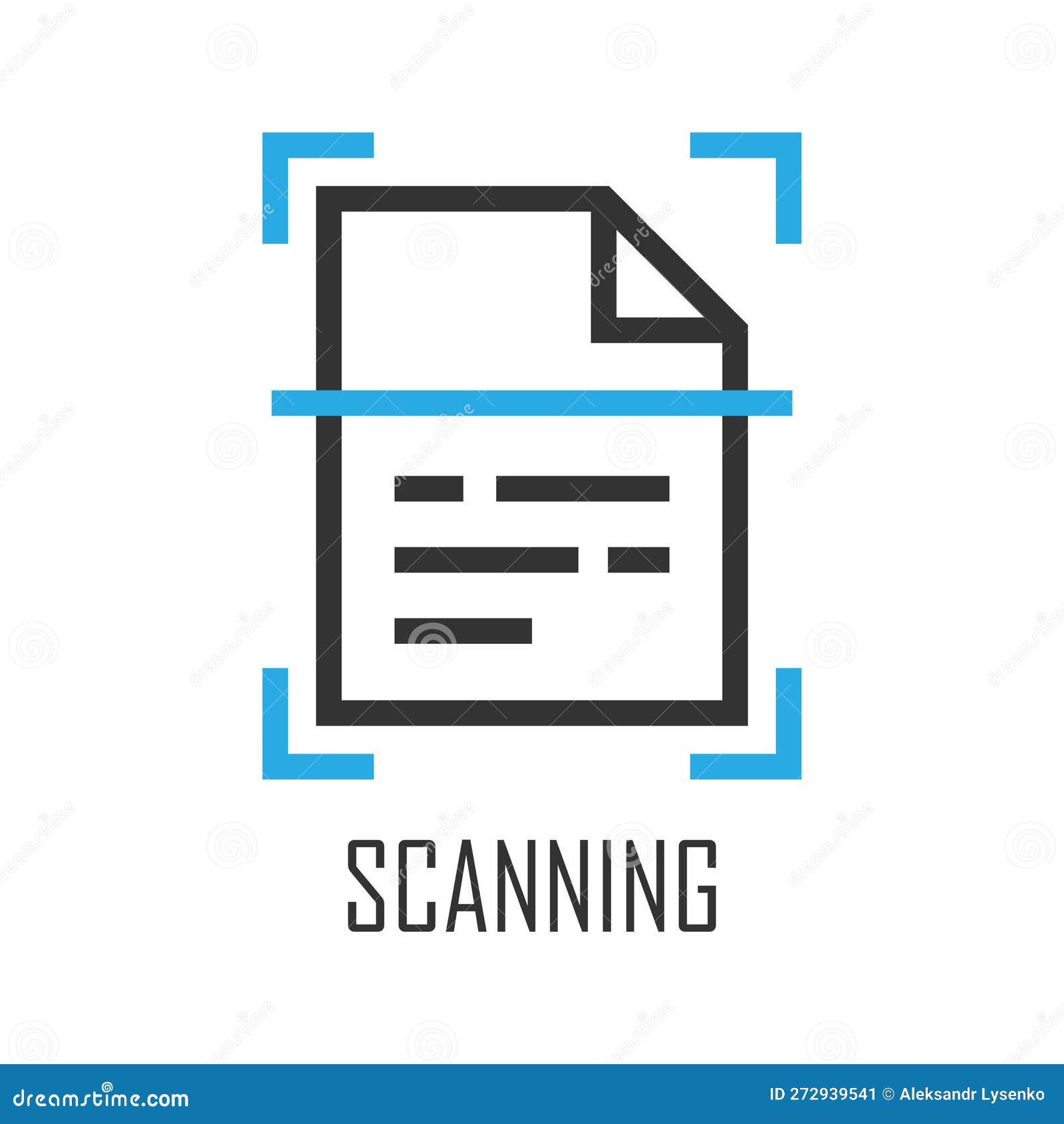 Scan Or Recognize Text Paper Document Icon Vector, Ocr Software ... Scan Or Recognize Text Paper Document Icon Vector, Ocr Software ...