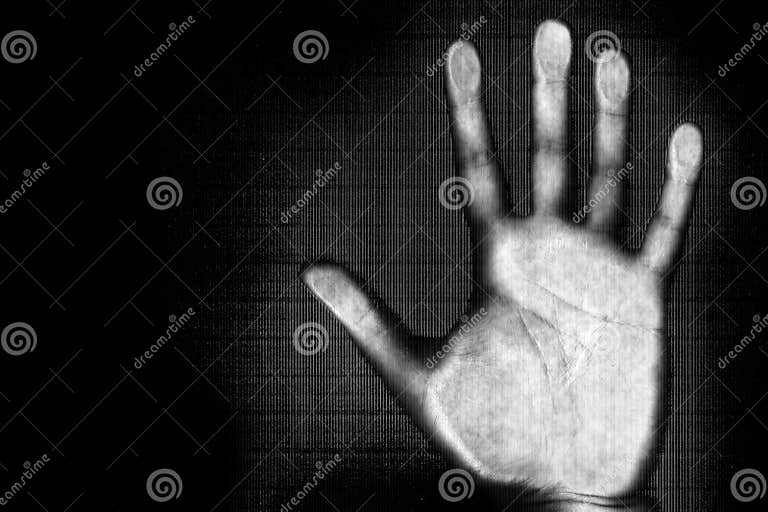 Scan of human hand stock photo. Image of firewall, palm - 2594968
