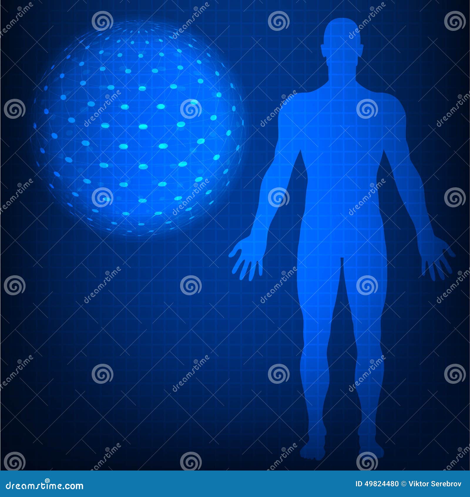 Scan Human stock illustration. Illustration of area, anatomy - 49824480