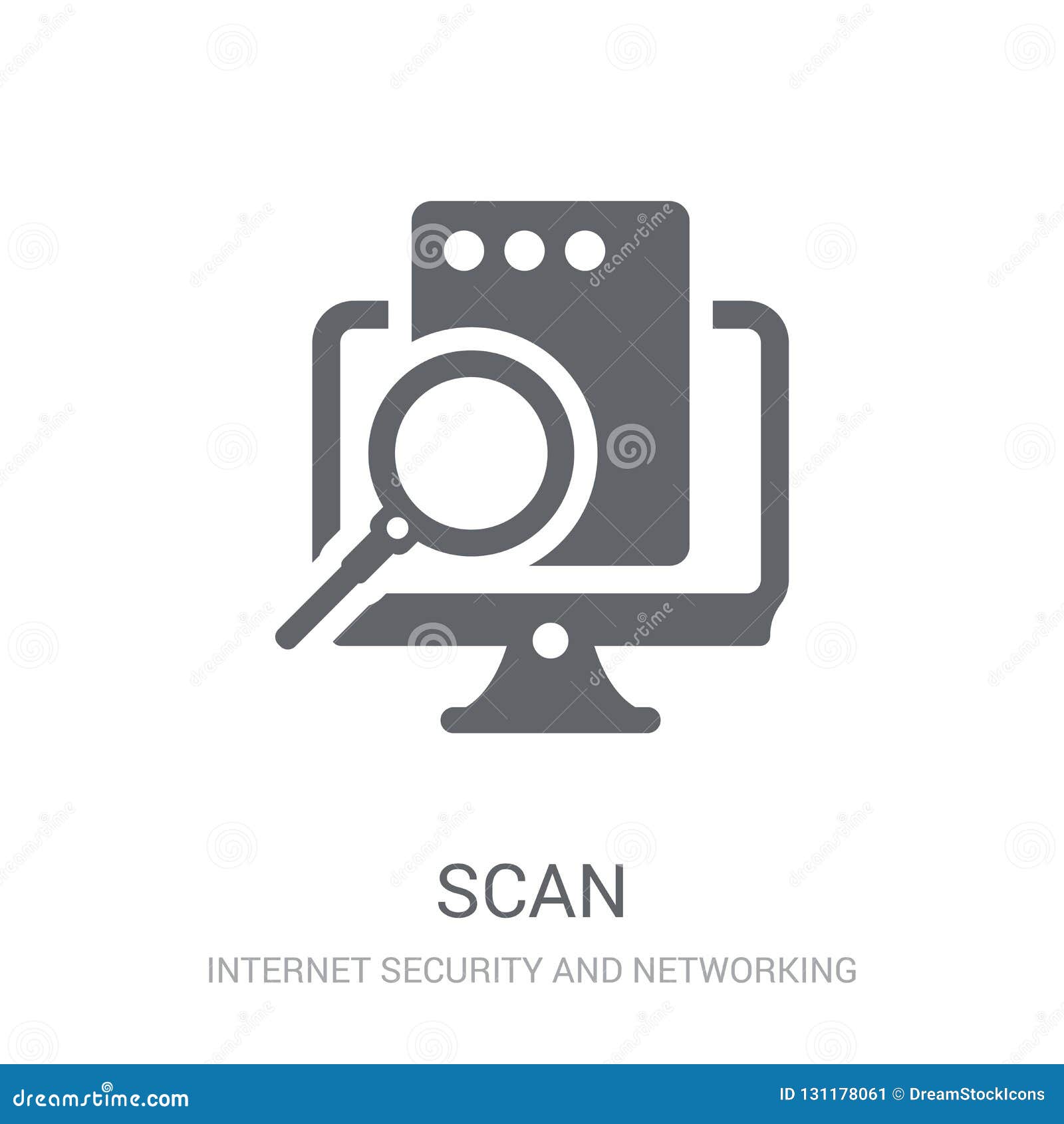 Scan Icon. Trendy Scan Logo Concept on White Background from Int Stock ...