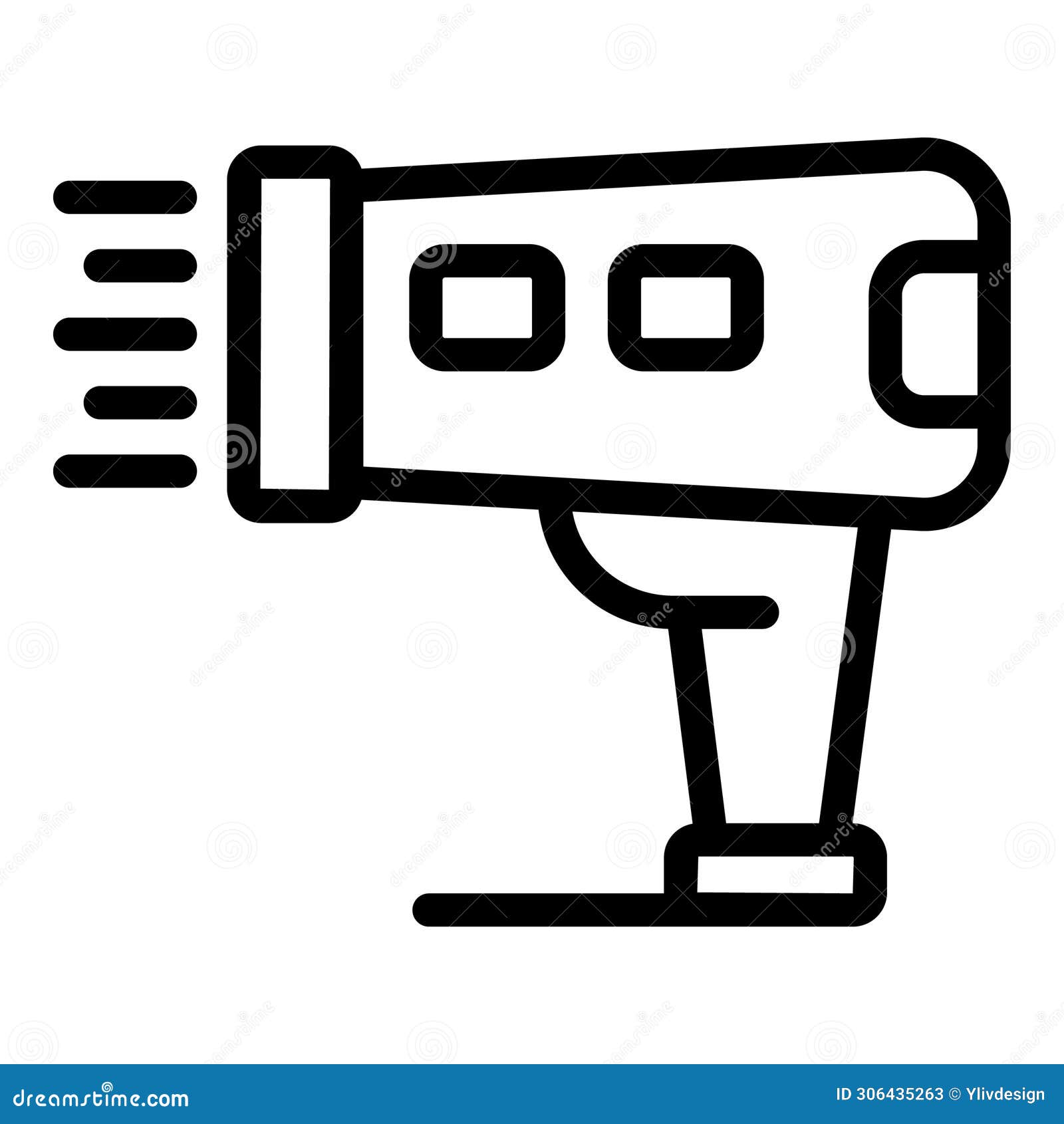 Scan Loading Goods Icon Outline Vector. Delivery Package Stock ...