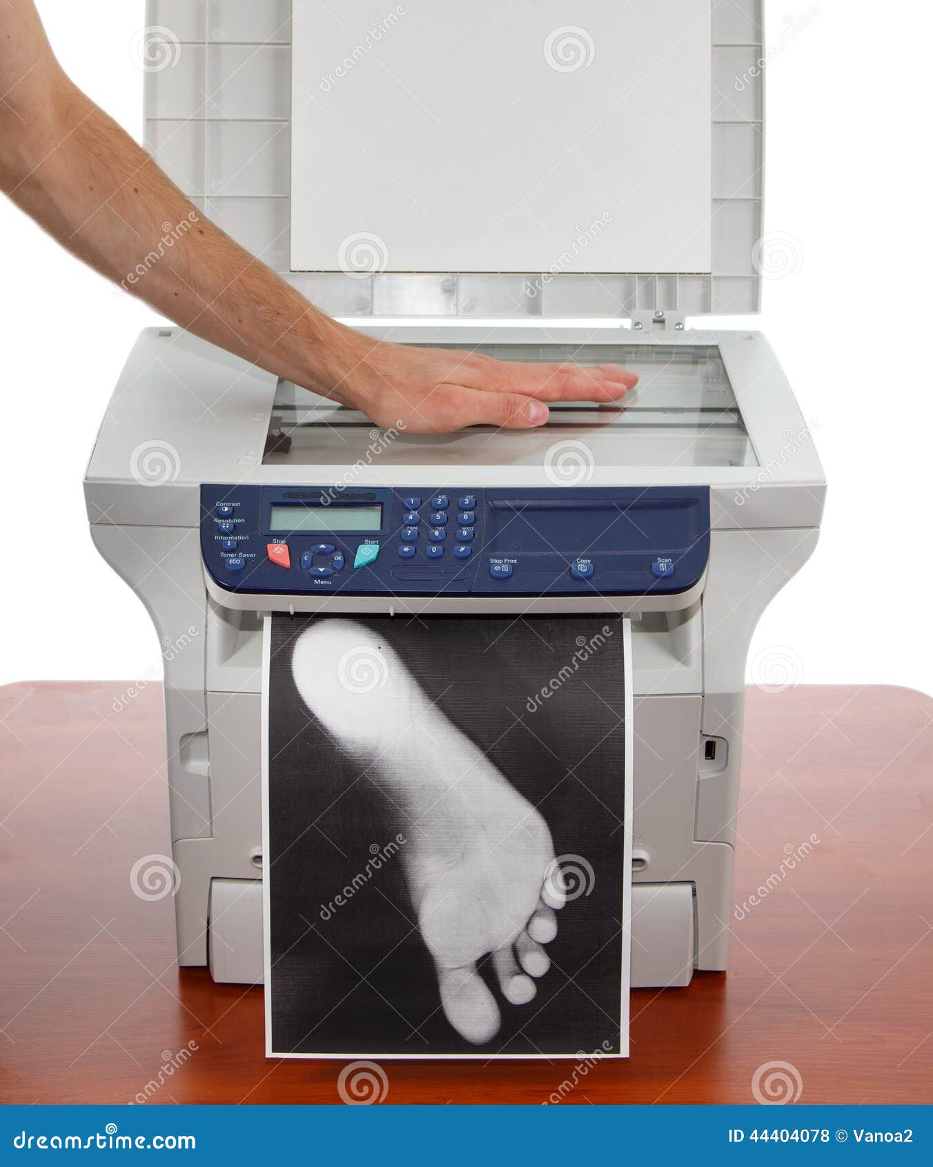Scan of male hand stock photo. Image of humor, hand, printer - 44404078