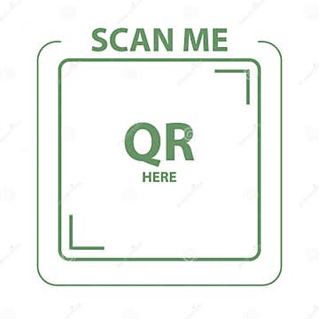 Scan Me, Frame Template for QR Code, Menu, Payment and Information ...