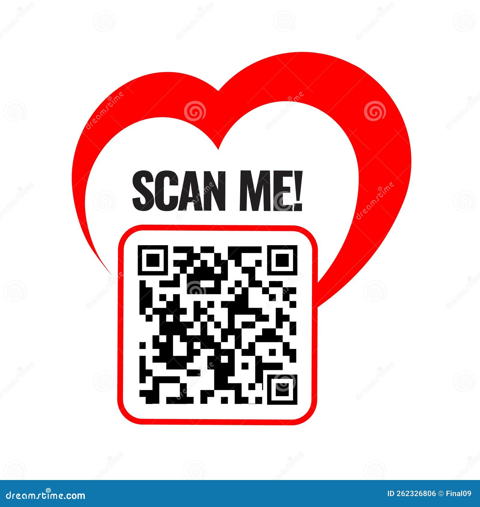 Scan Me Icon. Symbol or Emblem Stock Illustration - Illustration of ...