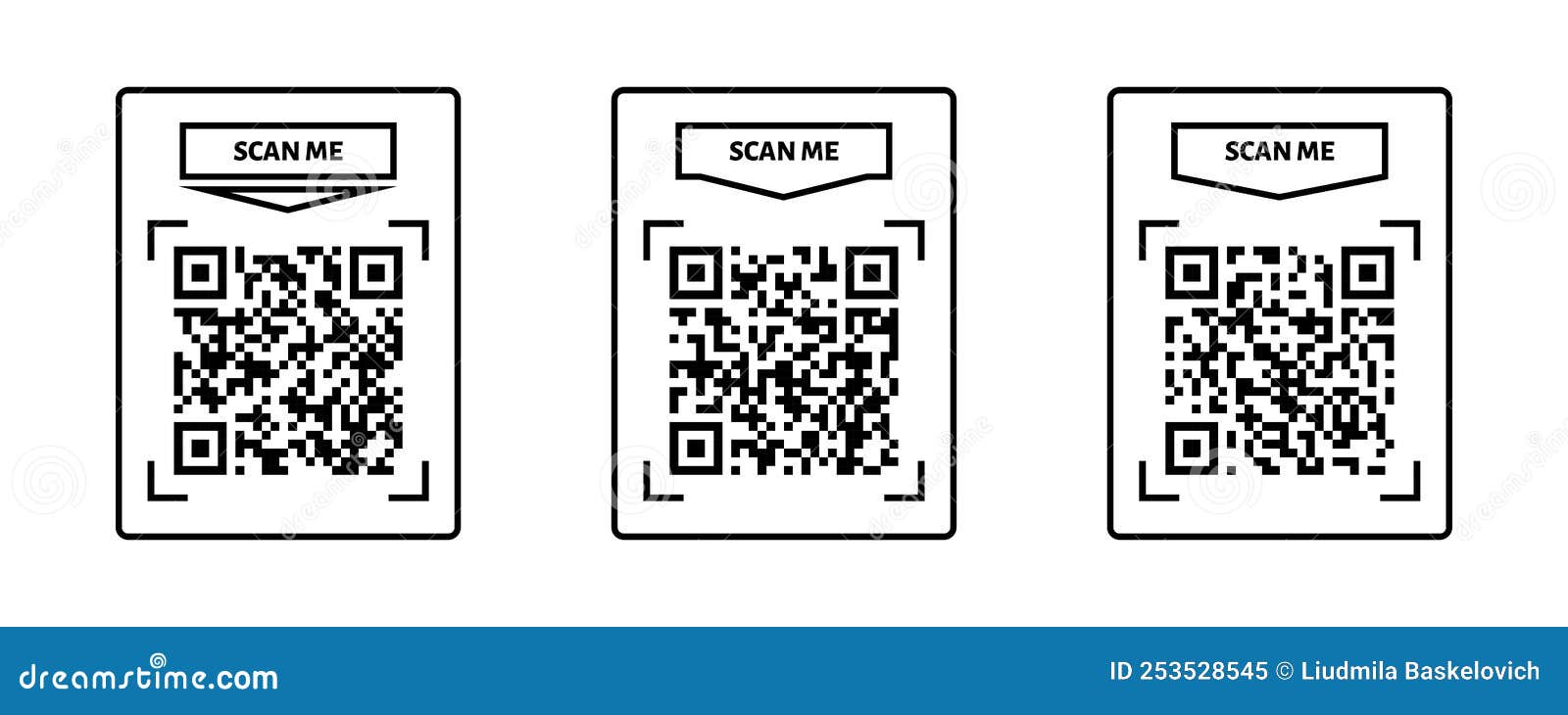 Scan Me Qr Code Frame Qr Code For Payment Text Transfer With Scan Me