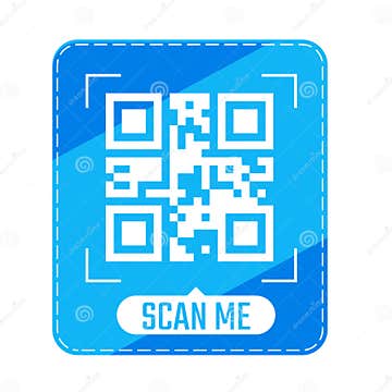 Scan Me. Template Sign QR Code for Smartphone. Qr Code for Payment ...