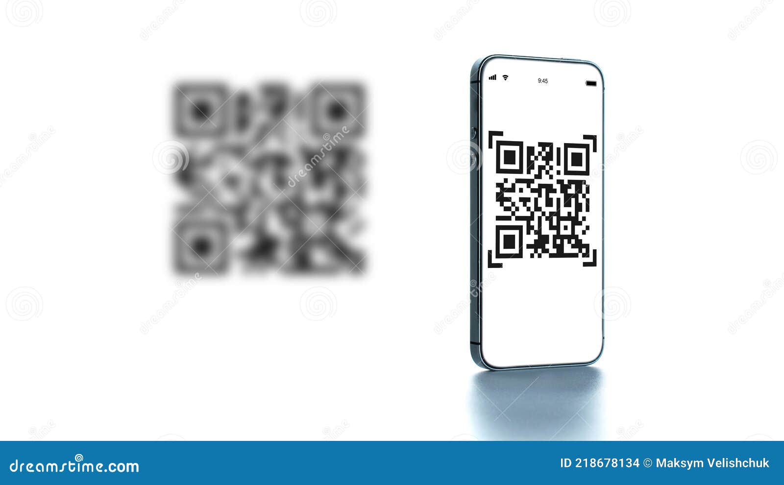 Scan Pay. Mobile Smartphone Screen for Payment Pay, Scan Barcode ...
