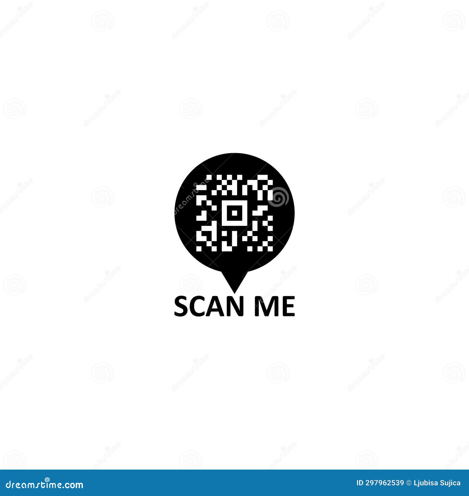 Scan QR Code Icon. QR Code Scan Icon Stock Illustration - Illustration of technology, vector ...