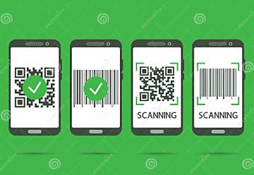 Scan QR Code with Mobile Phone. QR Code Scans Completed. Machine ...