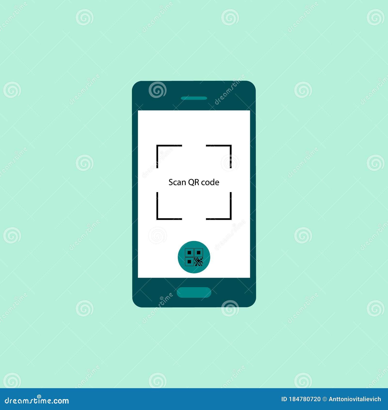 Scan QR Code To Telephone. Electronic , Digital Technology, Barcode ...