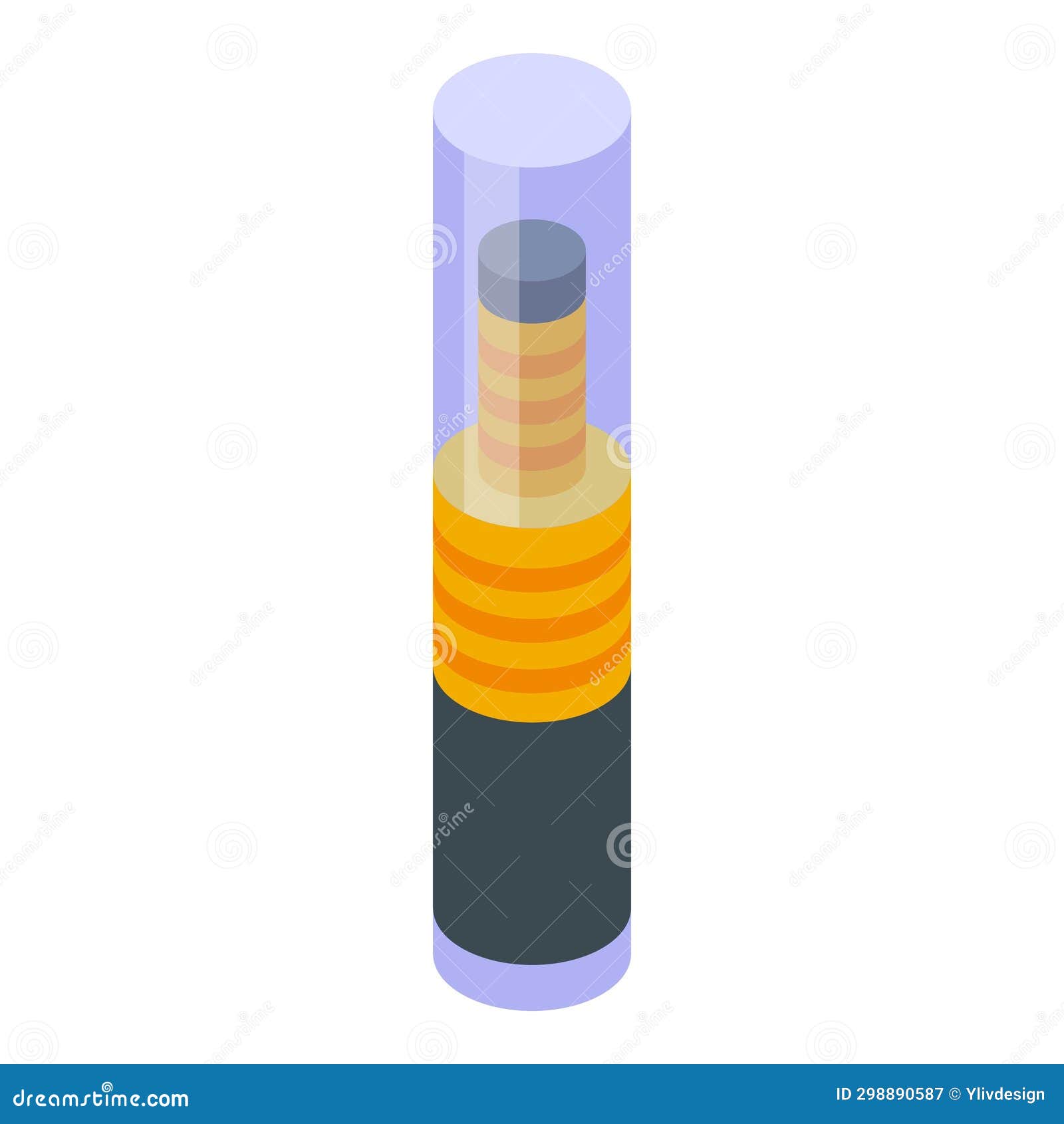 Scan Rfid Device Icon Isometric Vector. Door Lock Antenna Stock ...