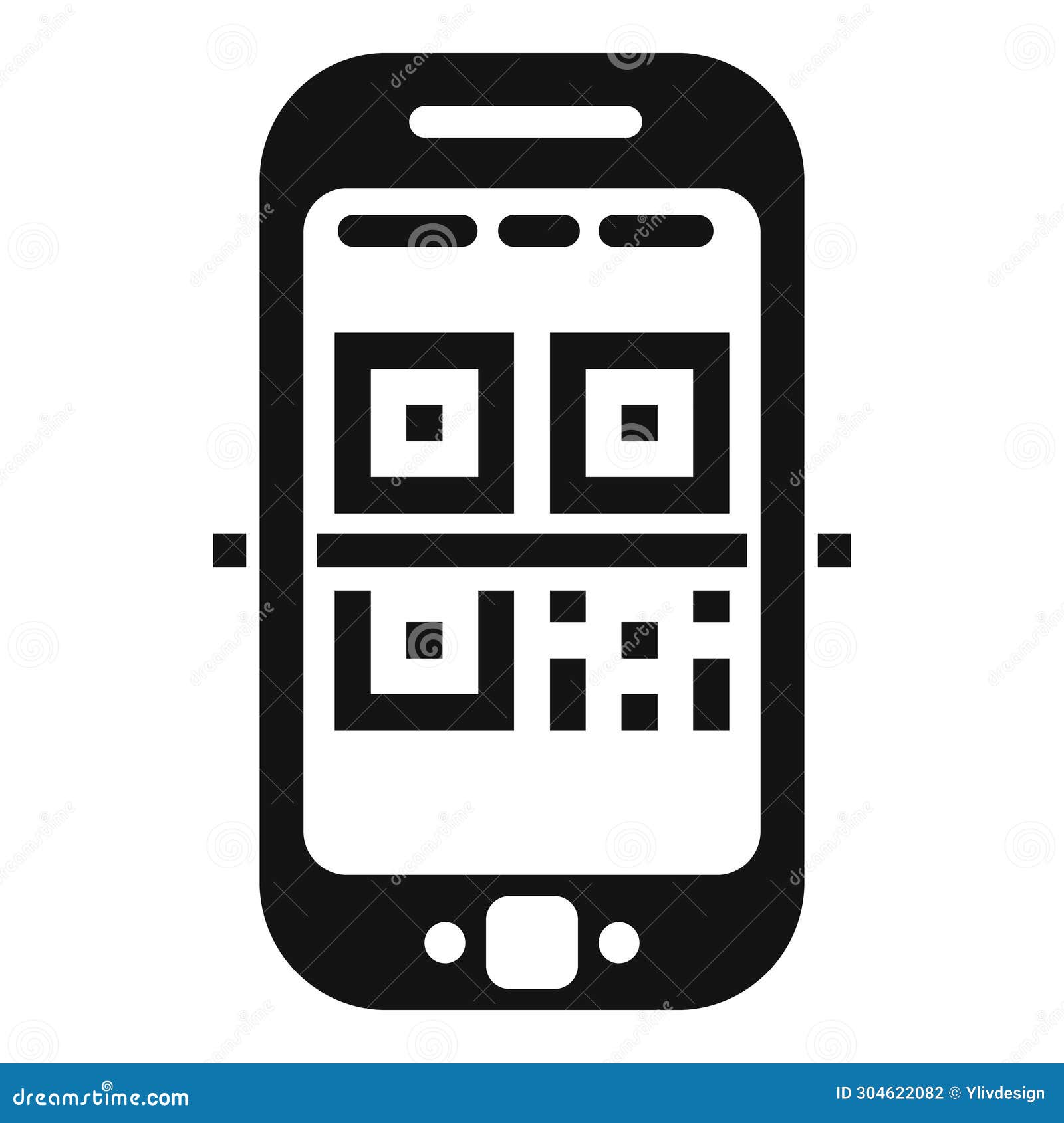 Scan Sign Pay Icon Simple Vector. Scan Receipt Stock Illustration ...