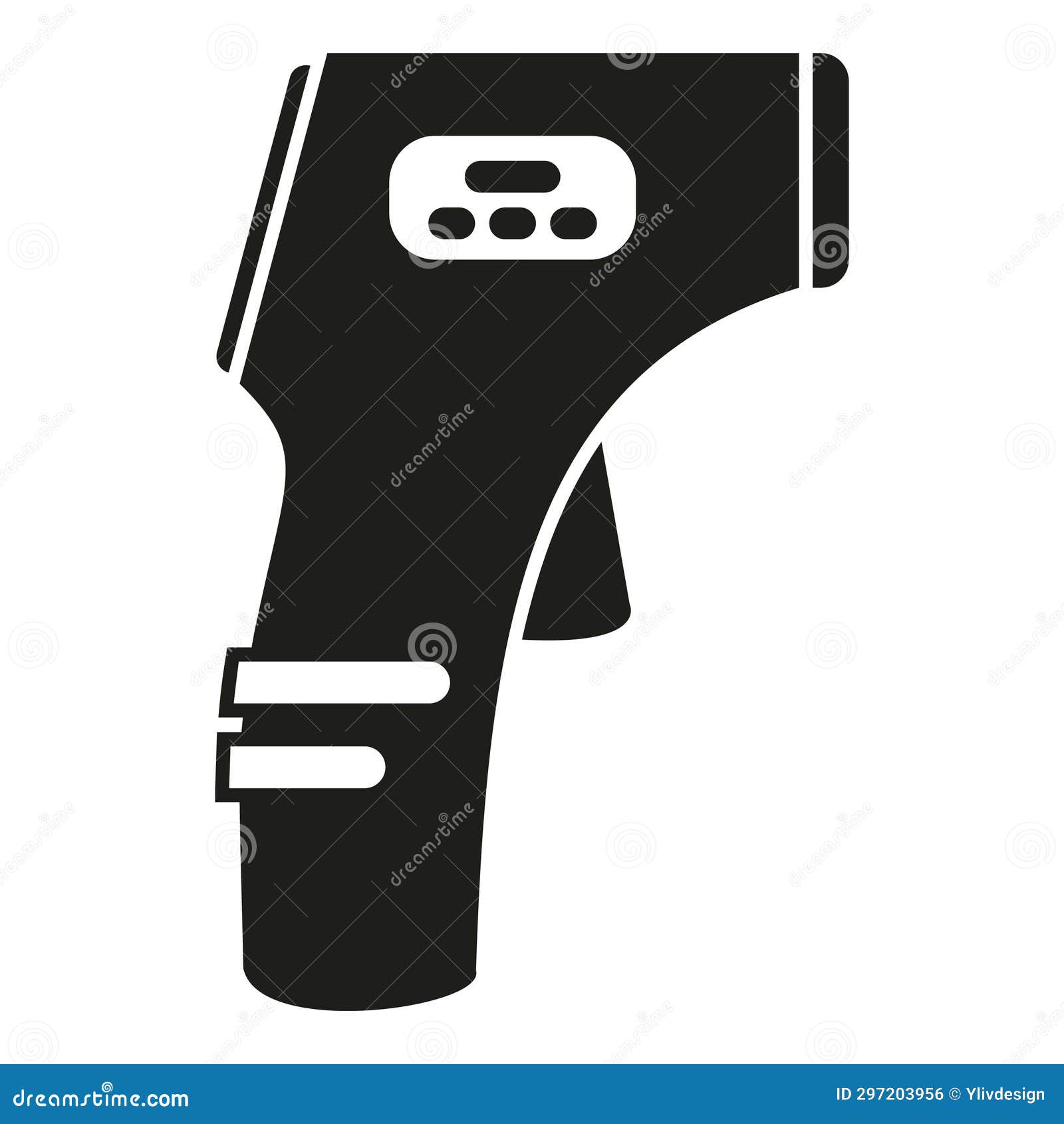 Scan Temperature Equipment Icon Simple Vector. Tool Scan Stock Vector ...