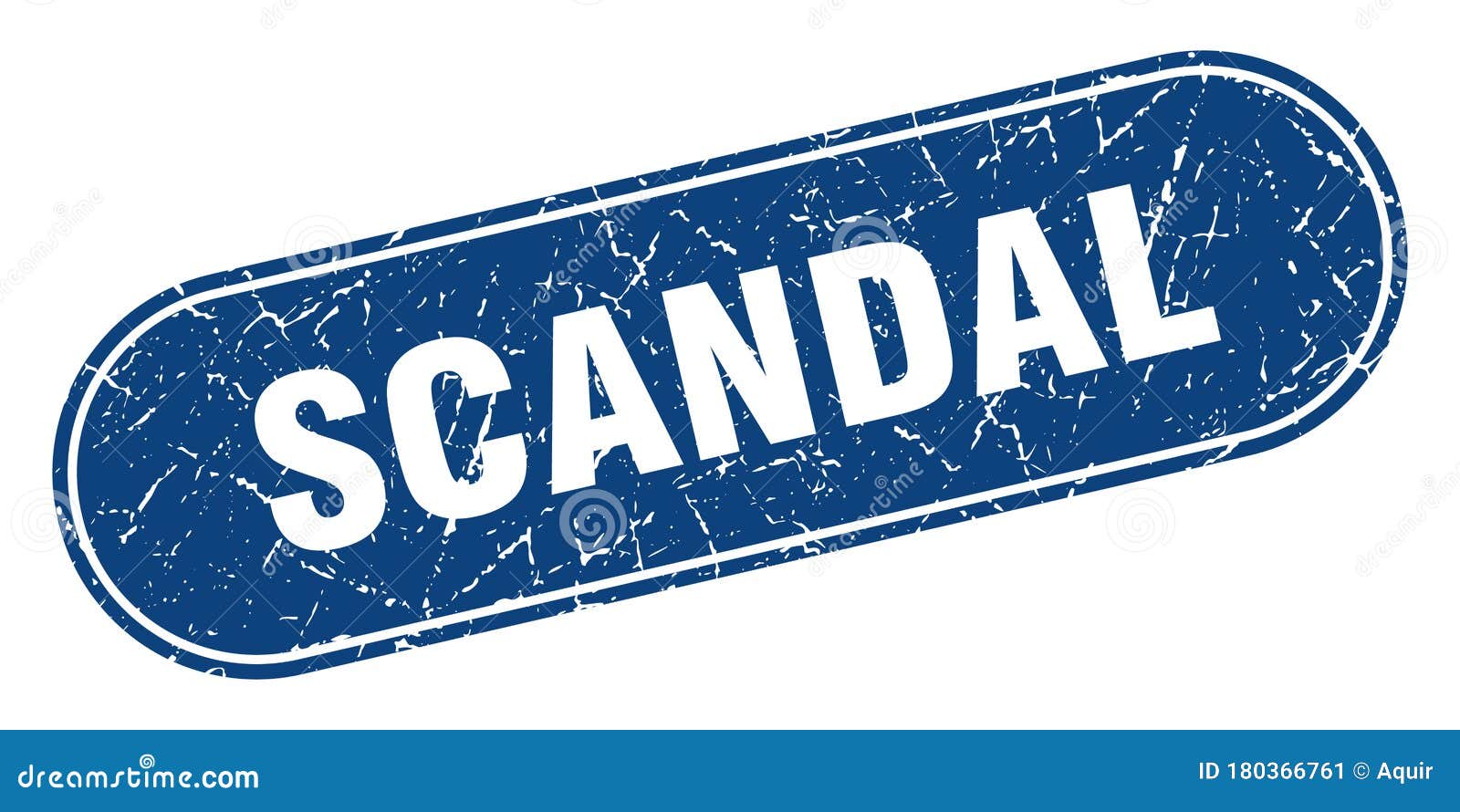 Scandal Sign Means Scandalous Act Or Disgrace Stock Photo ...