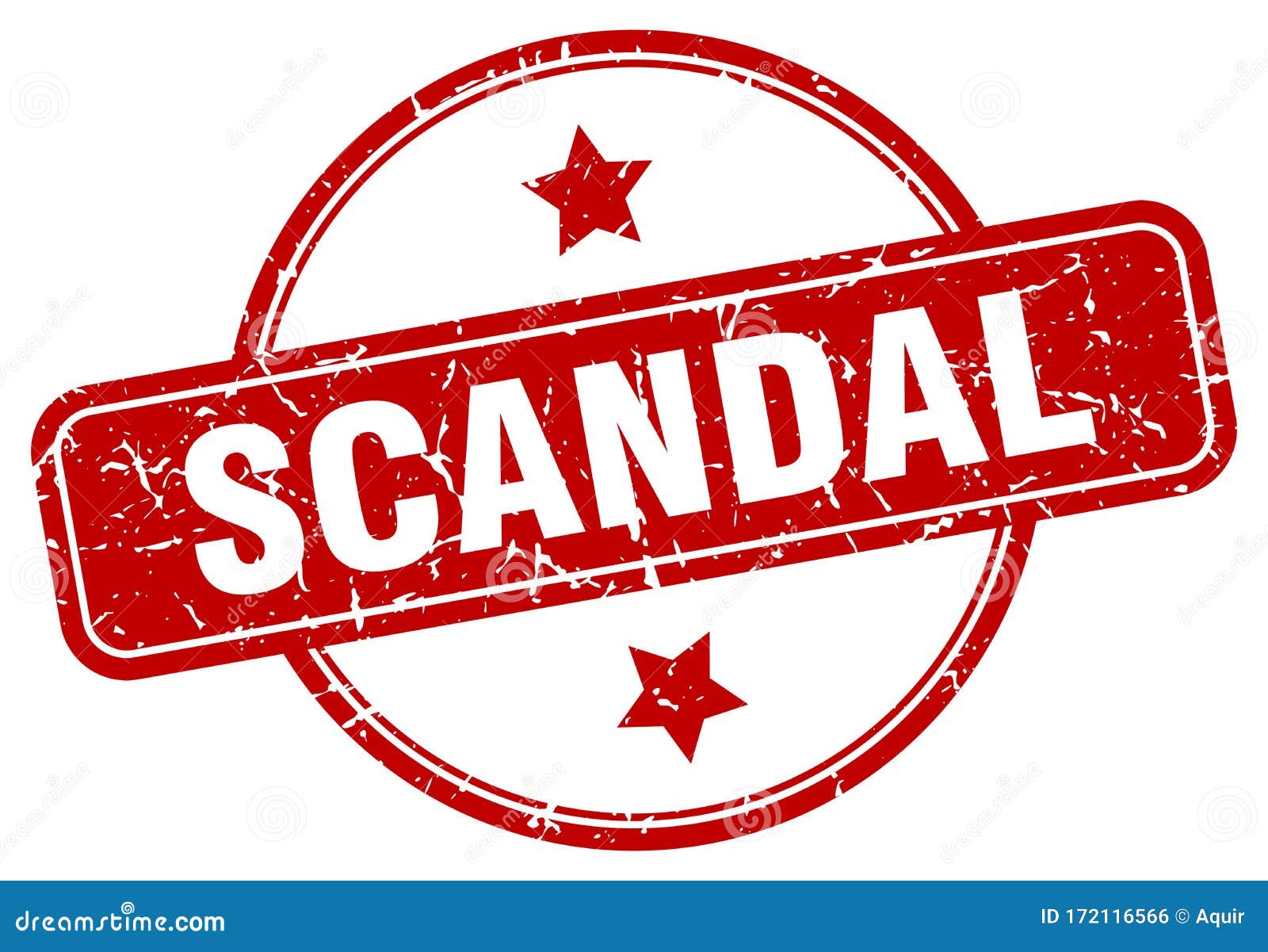 Scandal Stamp. Scandal Round Grunge Sign Stock Vector - Illustration of ...