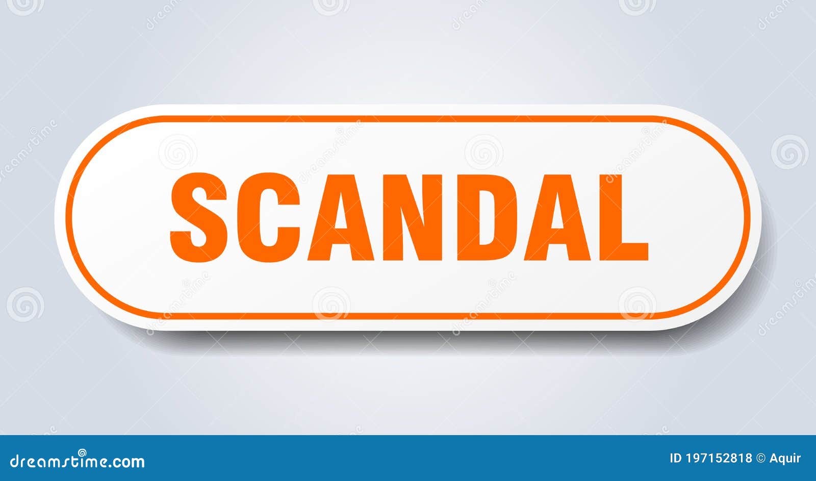Scandal Sticker. Scandal Sign On Transparent Background Vector ...