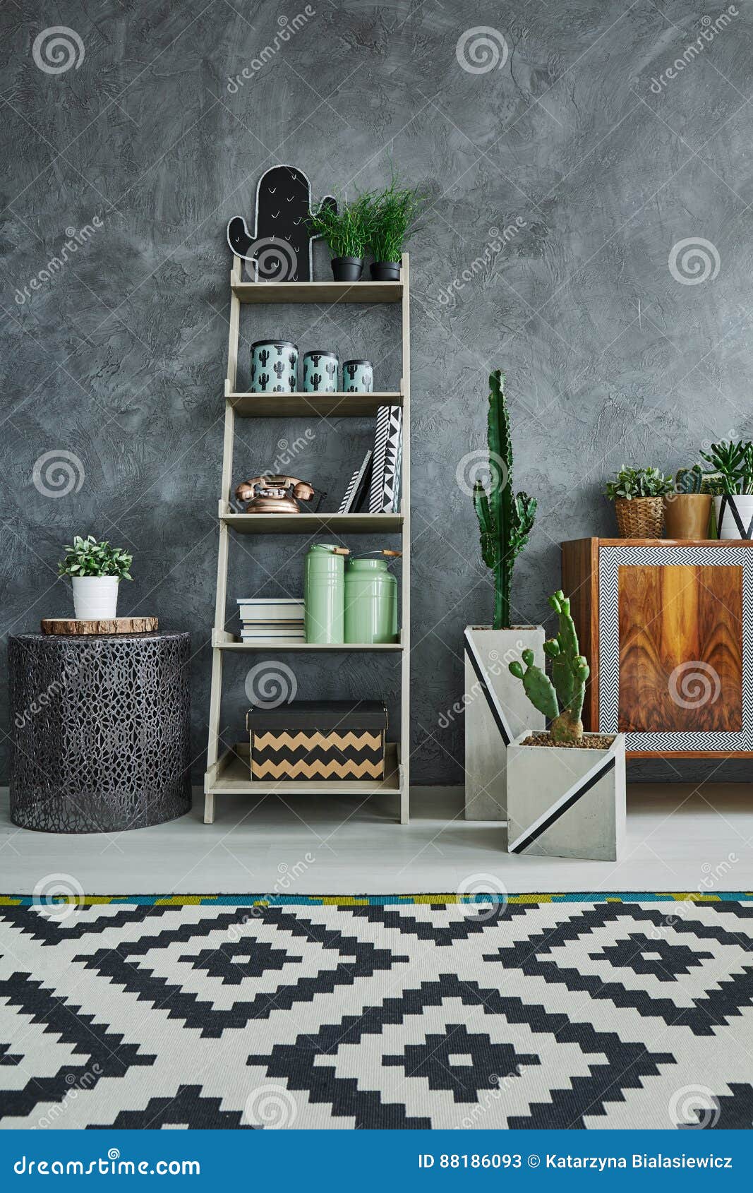 Scandi studio flat stock image. Image of scandi, scandinavian - 88186093