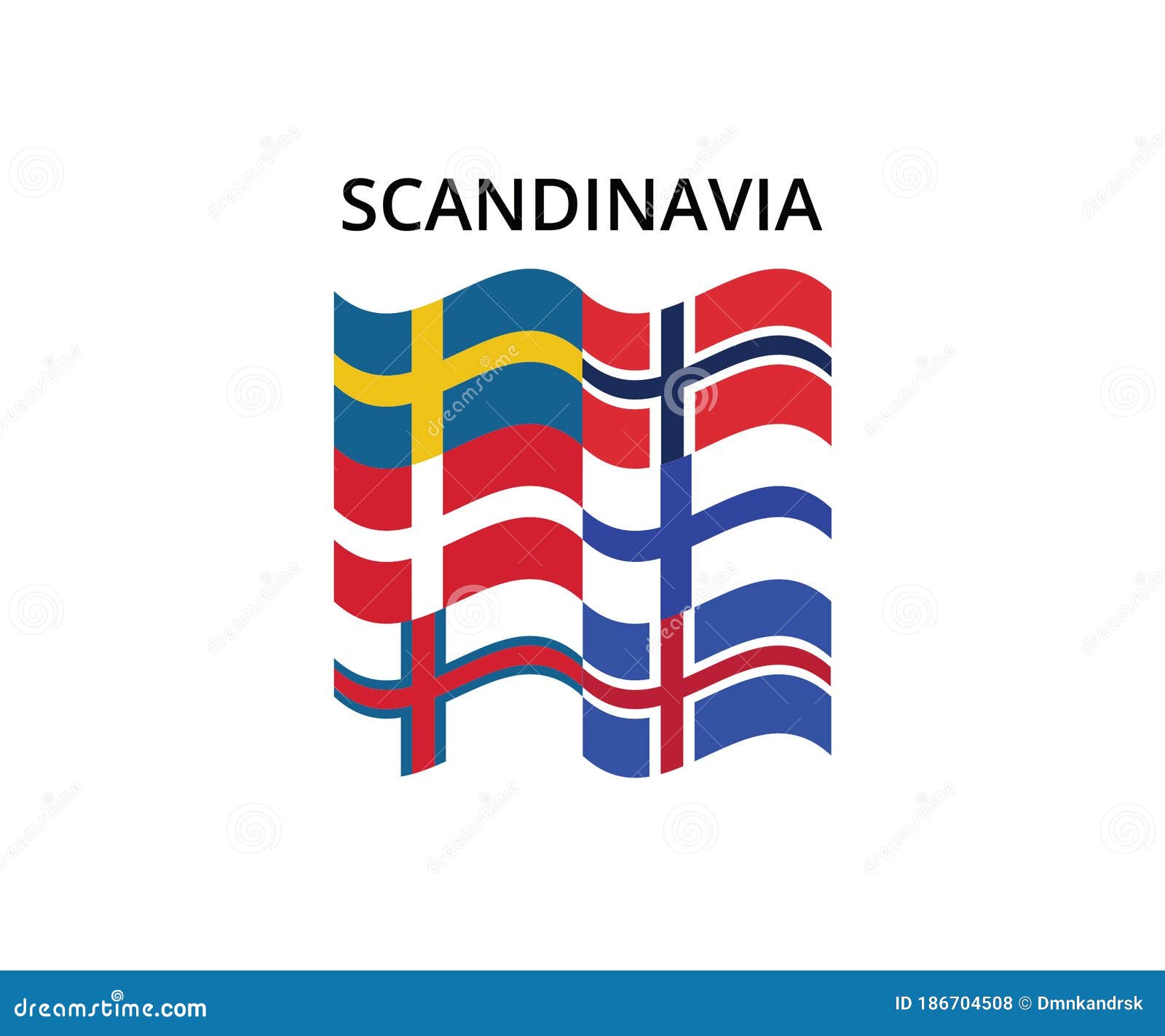Scandinavia Flags National Symbol Emblem Nordic Countries Stock Vector ... Scandinavia Flags National Symbol Emblem Nordic Countries Stock Vector ...