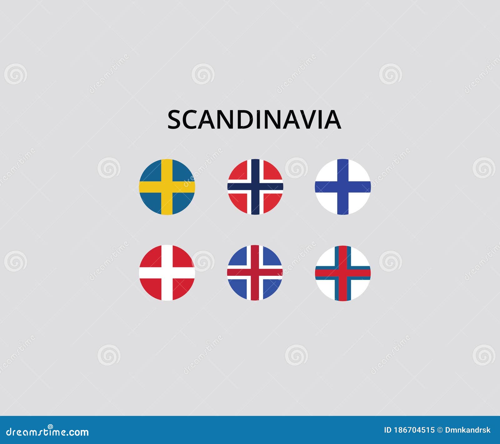 Scandinavia Flags National Symbol Emblem Nordic Countries Stock Vector ... Scandinavia Flags National Symbol Emblem Nordic Countries Stock Vector ...