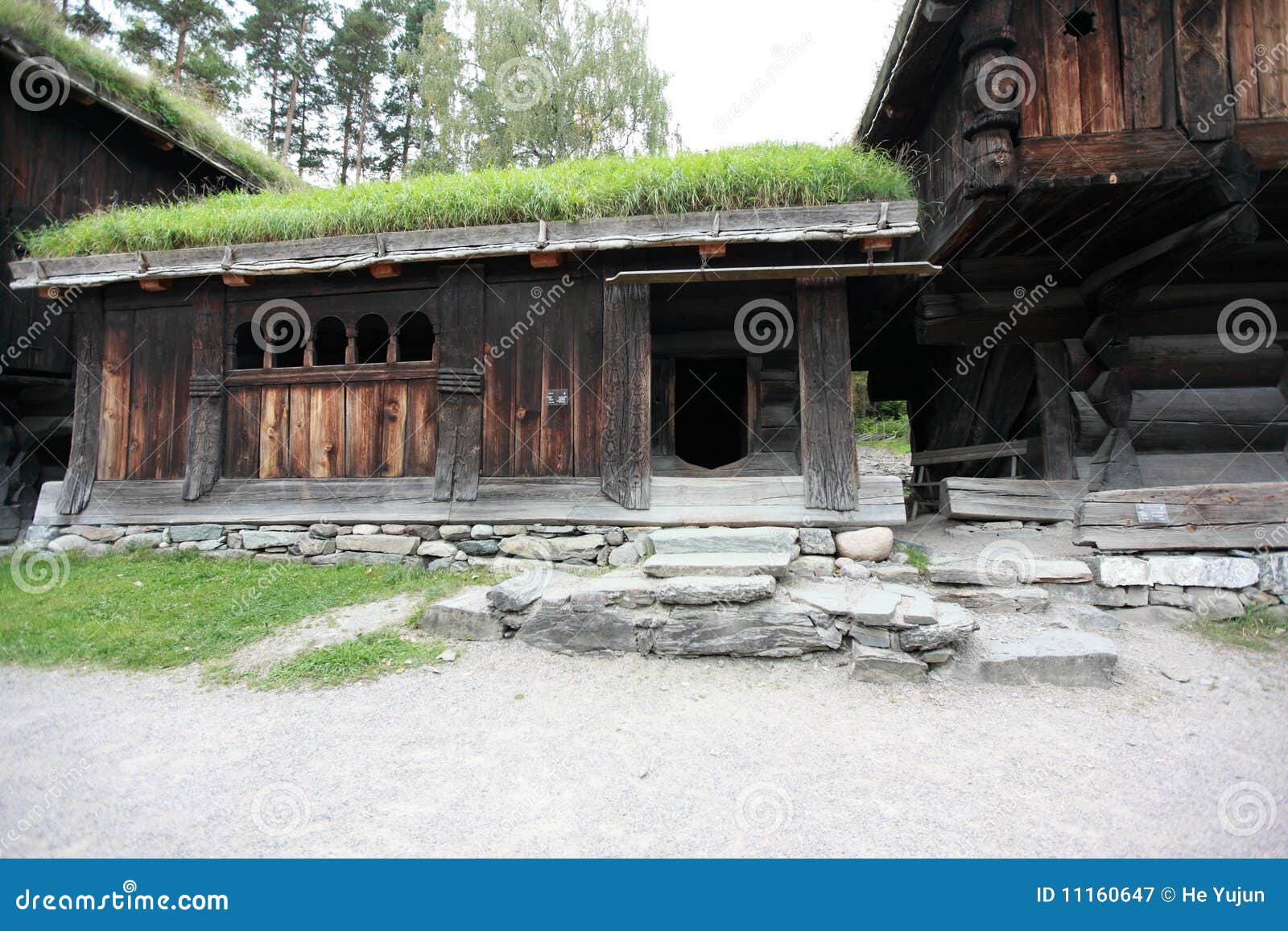 Scandinavian barn stock image. Image of farm, house, rural - 11160647