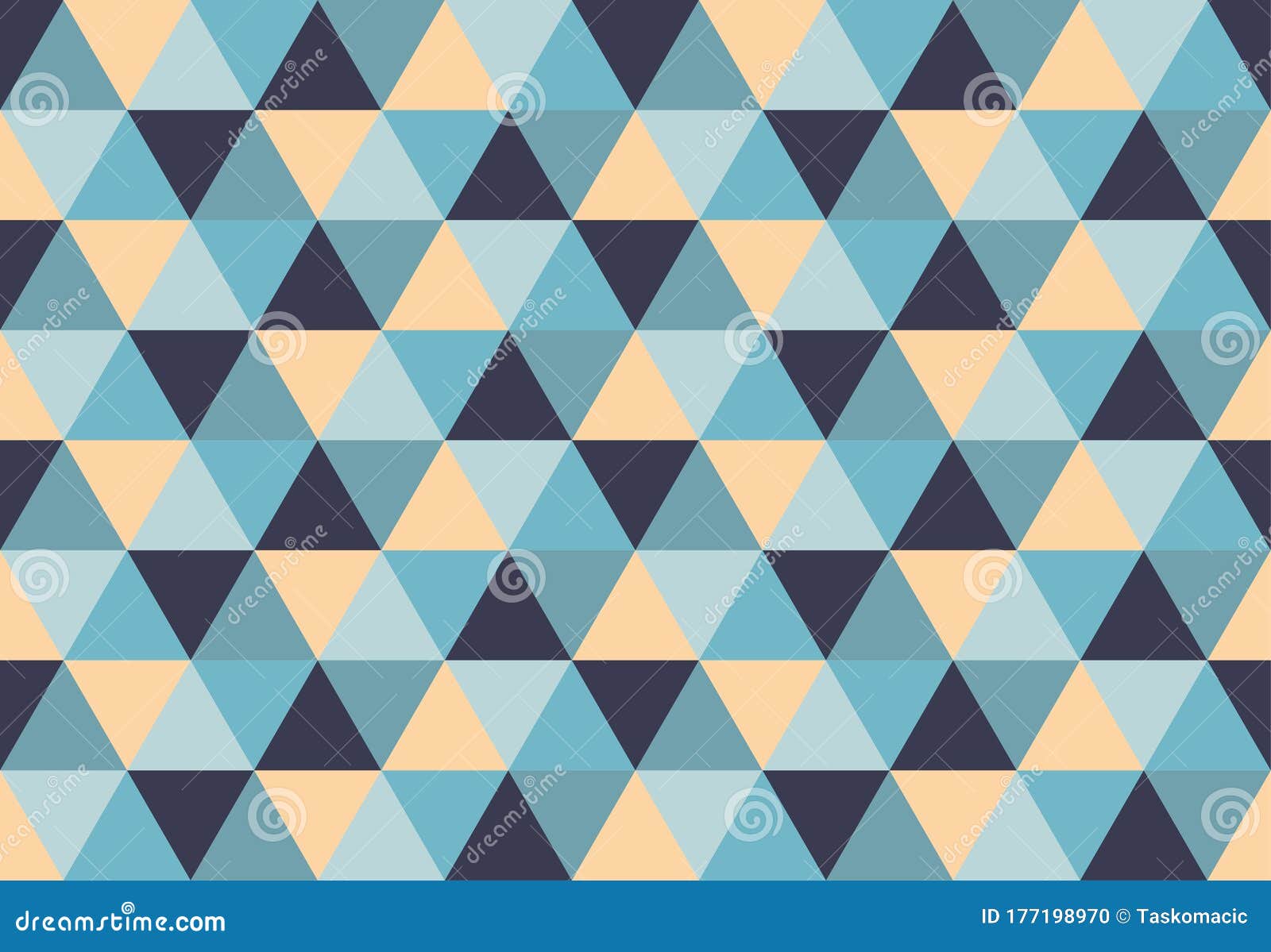 Scandinavian Color Palette. Low Poly Geometric Background. Stock Vector ...