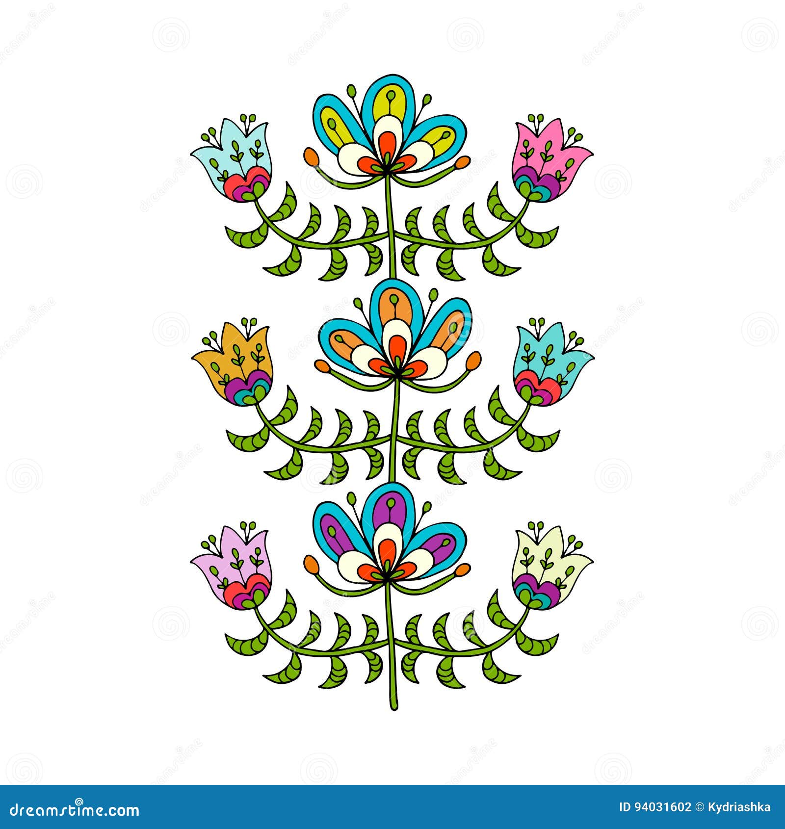 Scandinavian Folk Forest Vector Set Flowers And Floral | CartoonDealer ... Scandinavian Folk Forest Vector Set Flowers And Floral | CartoonDealer ...