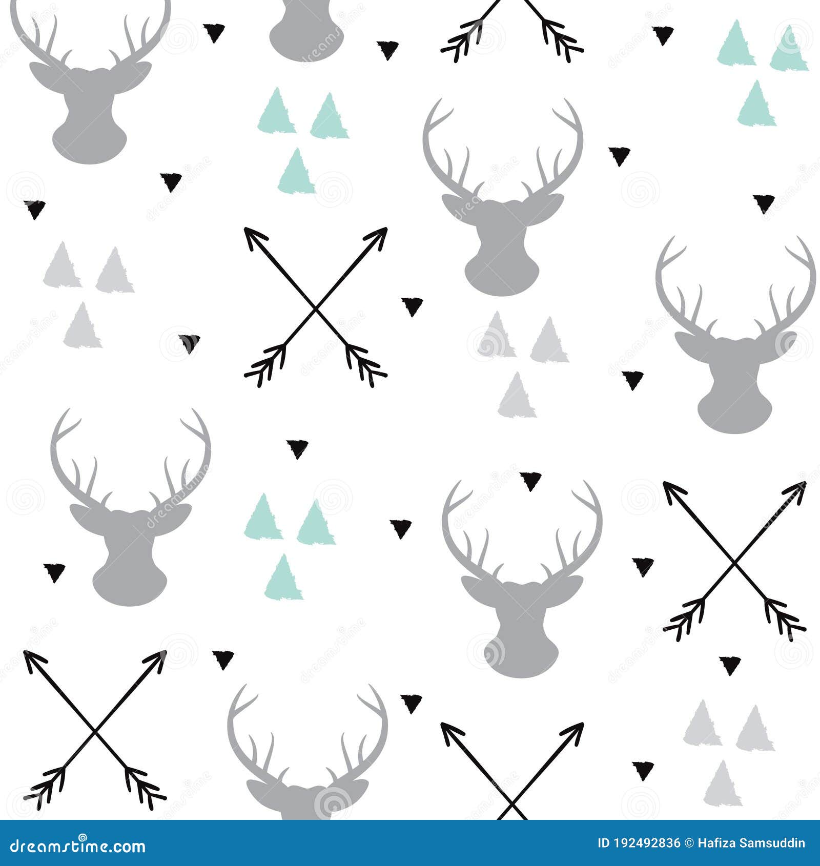 Scandinavian Pattern Design. Vector Illustration Decorative Design ...