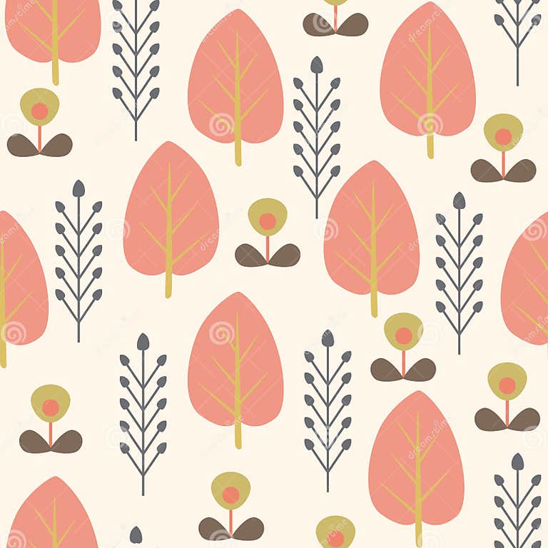 Scandinavian Pattern Design. Vector Illustration Decorative Design ...