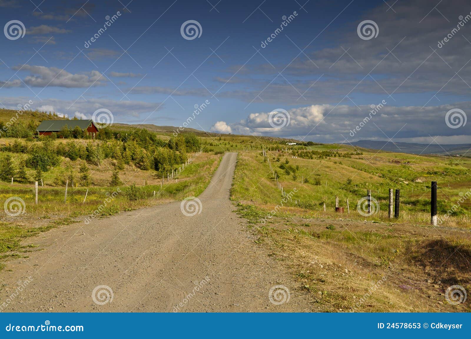 Scandinavian road stock image. Image of landscape, opportunity - 24578653
