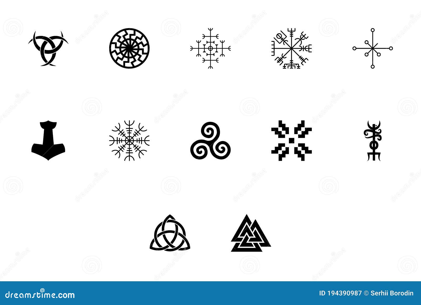 Name Odin Rune Rune Hide The Name Of Odin Galdrastav Icon Set Grey ...