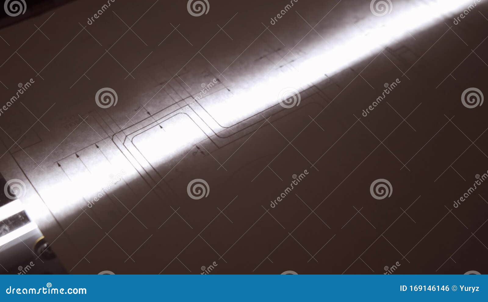 Scaner copying drawing stock footage. Video of copy - 169146146