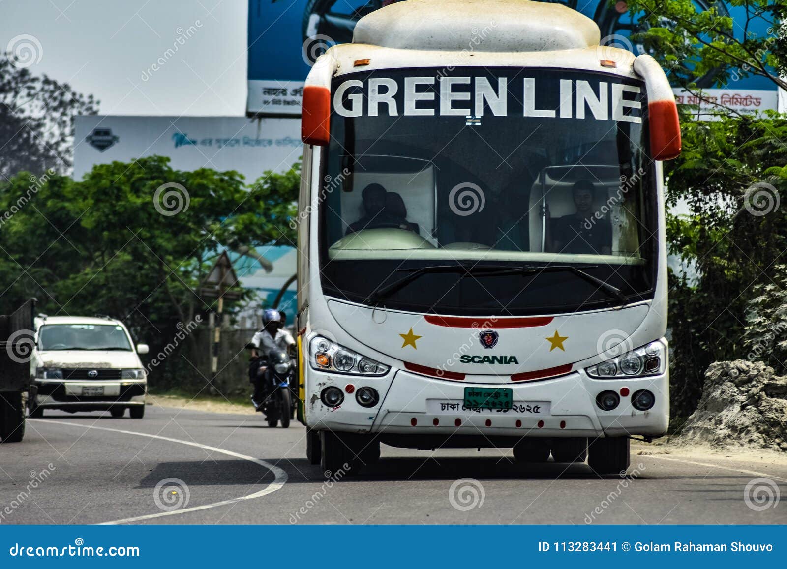 Green line editorial photo. Image of bangla, scania - 113283441