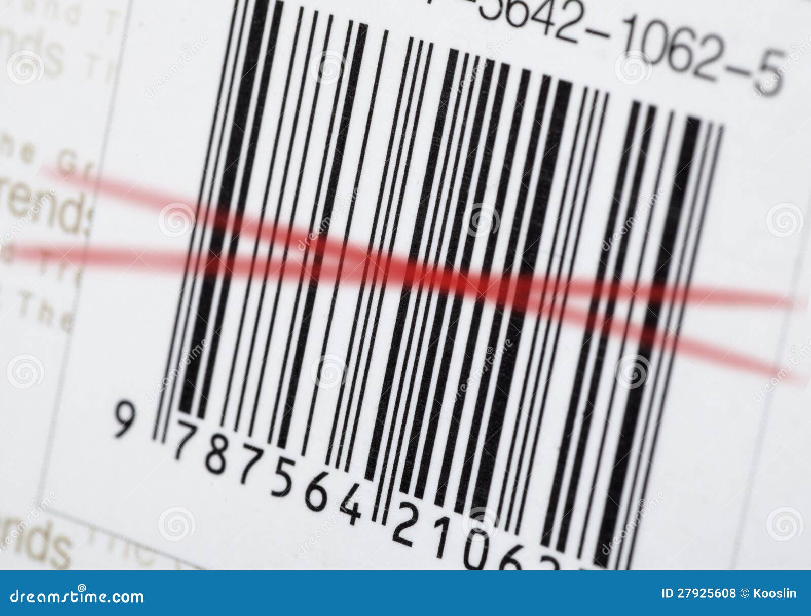 Scanned barcode stock photo. Image of electronic, concept - 27925608
