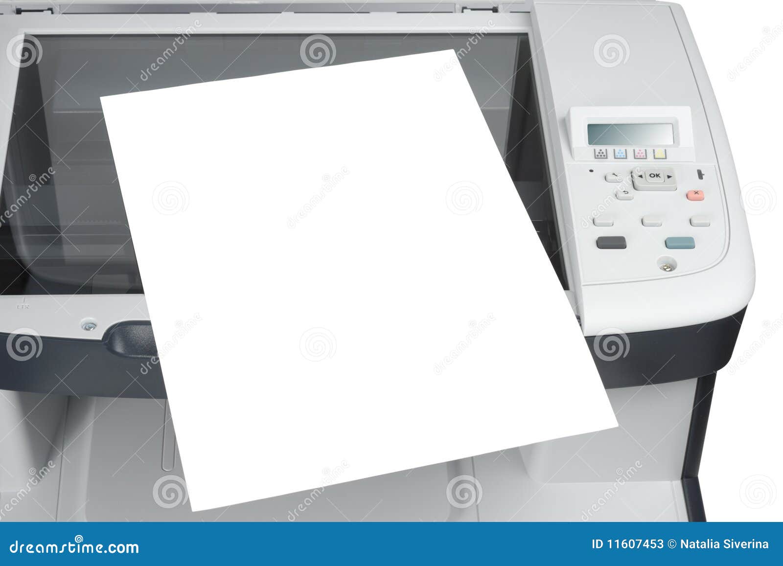 Scanned Paper stock image. Image of output, quality, home - 11607453
