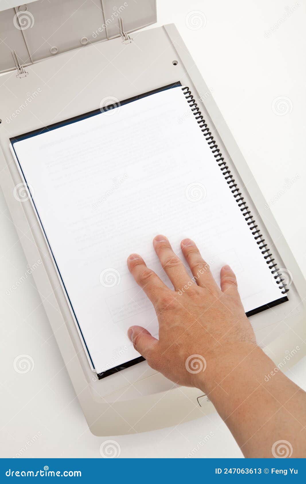 Scanner close up stock image. Image of scanner, paper - 247063613