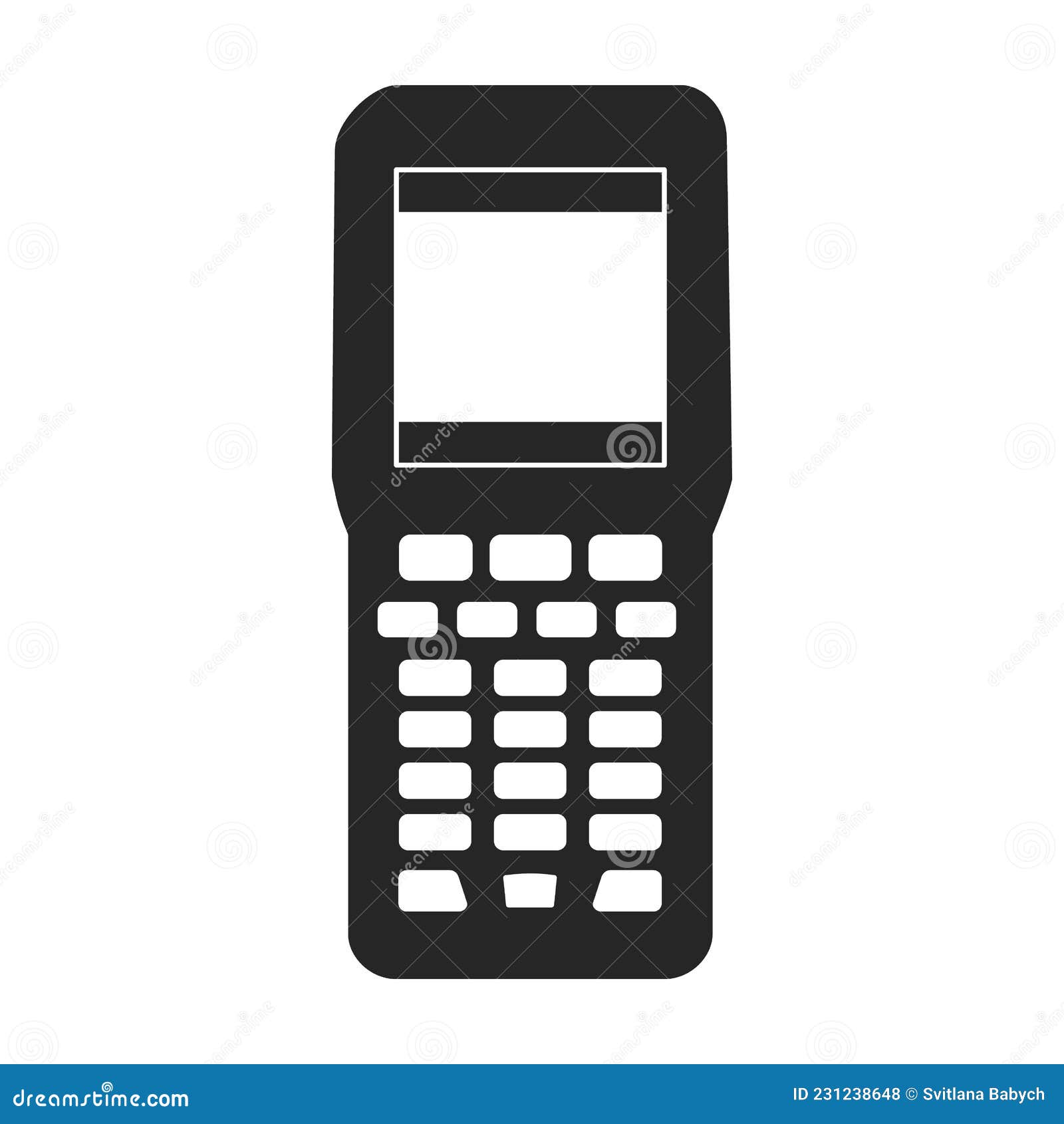 Scanner Of Code Vector Black Icon. Vector Illustration Scan Barcode On ...