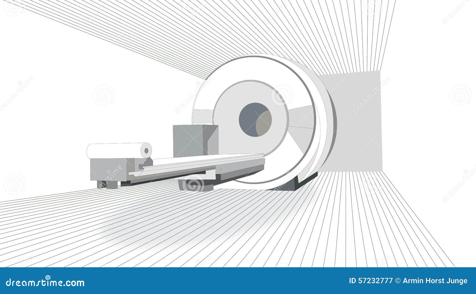 Scanner d'IRM illustration stock. Illustration du consommateur - 57232777