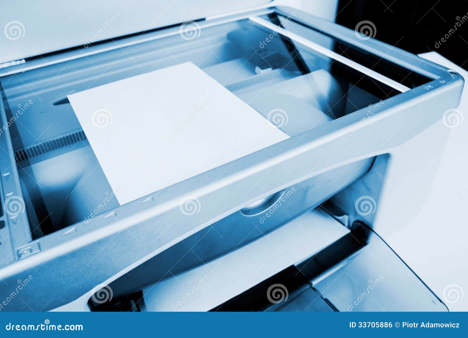 Scanner device working stock photo. Image of digital - 33705886
