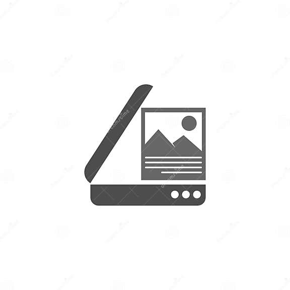 Scanner Icon Design Illustration Stock Illustration - Illustration of ...