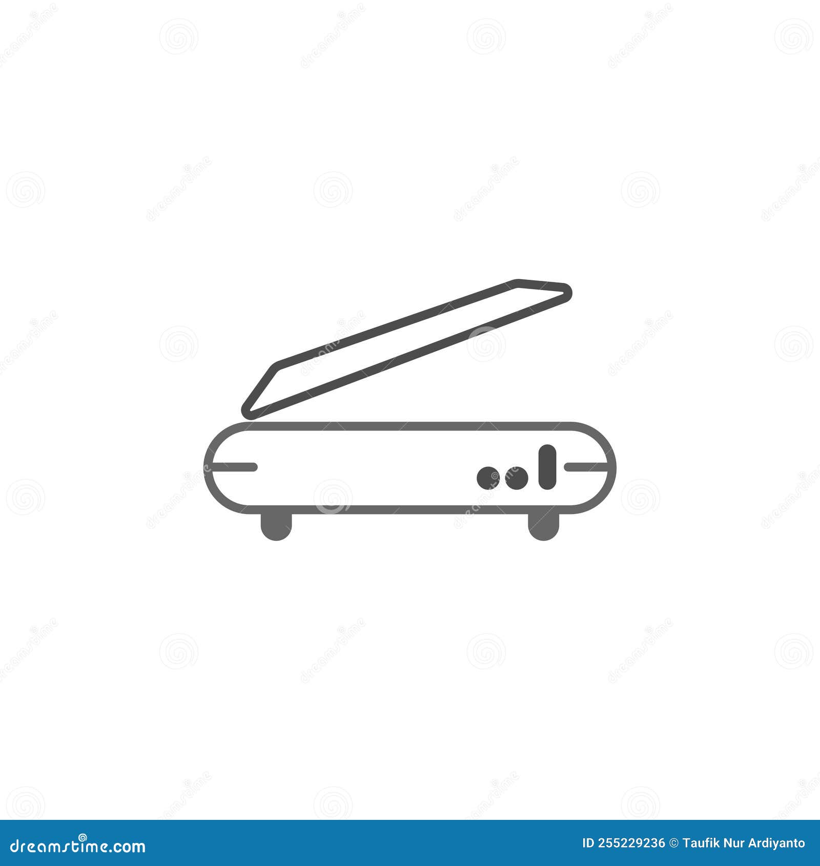 Scanner Icon Design Illustration Stock Illustration - Illustration of ...