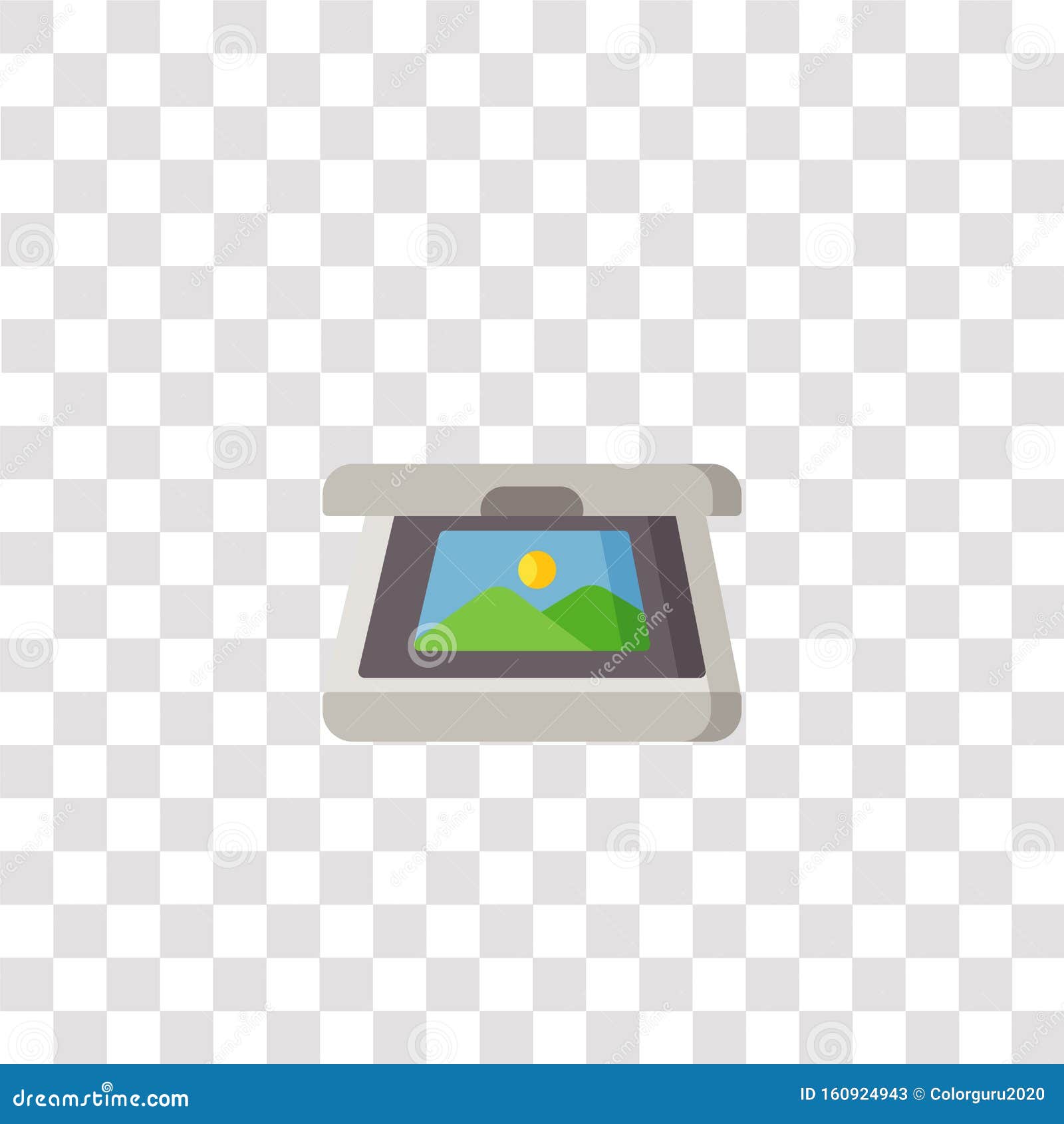 Scanner Icon Sign and Symbol. Scanner Color Icon for Website Design and ...