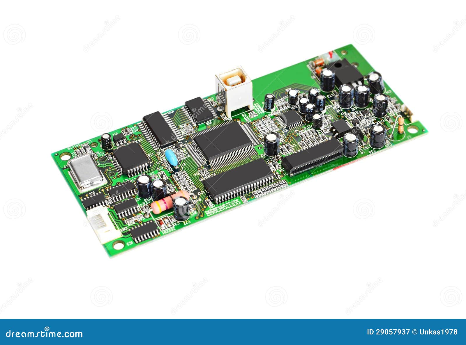 Scanner motherboard board stock image. Image of component - 29057937